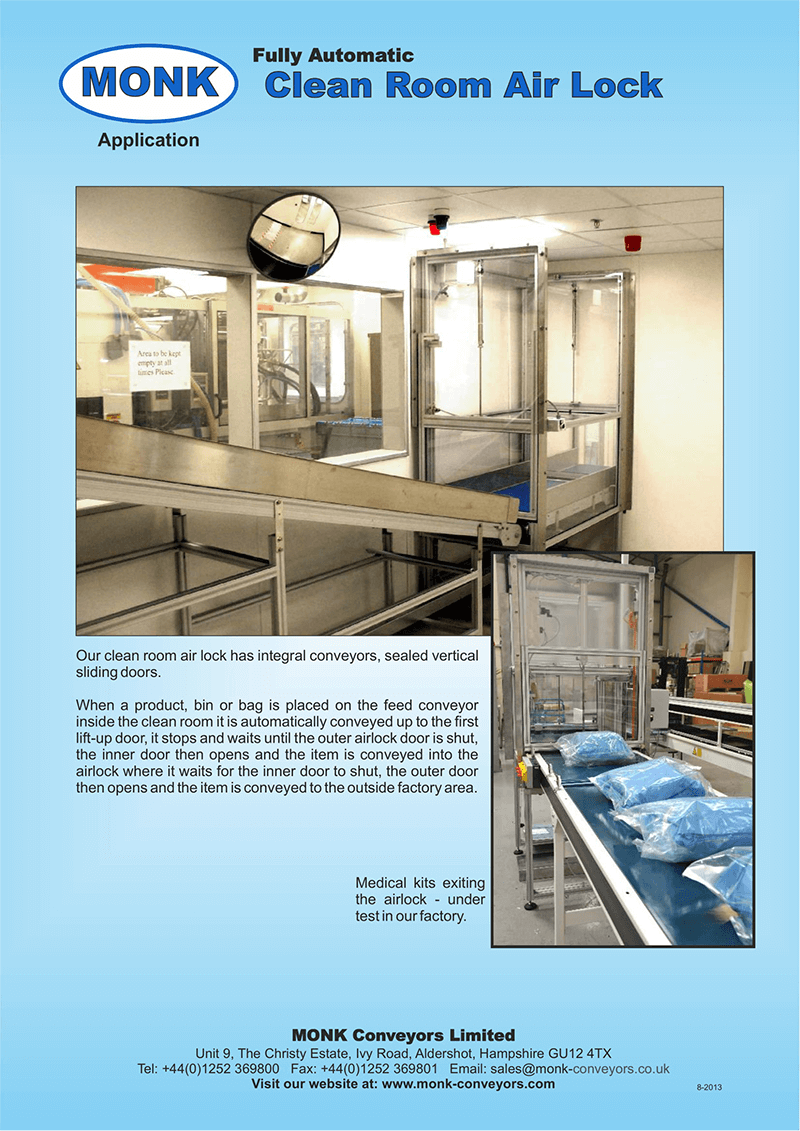 Conveyor Applications | Monk Conveyors