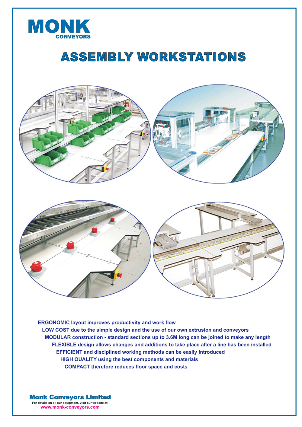 Products | Monk Conveyors