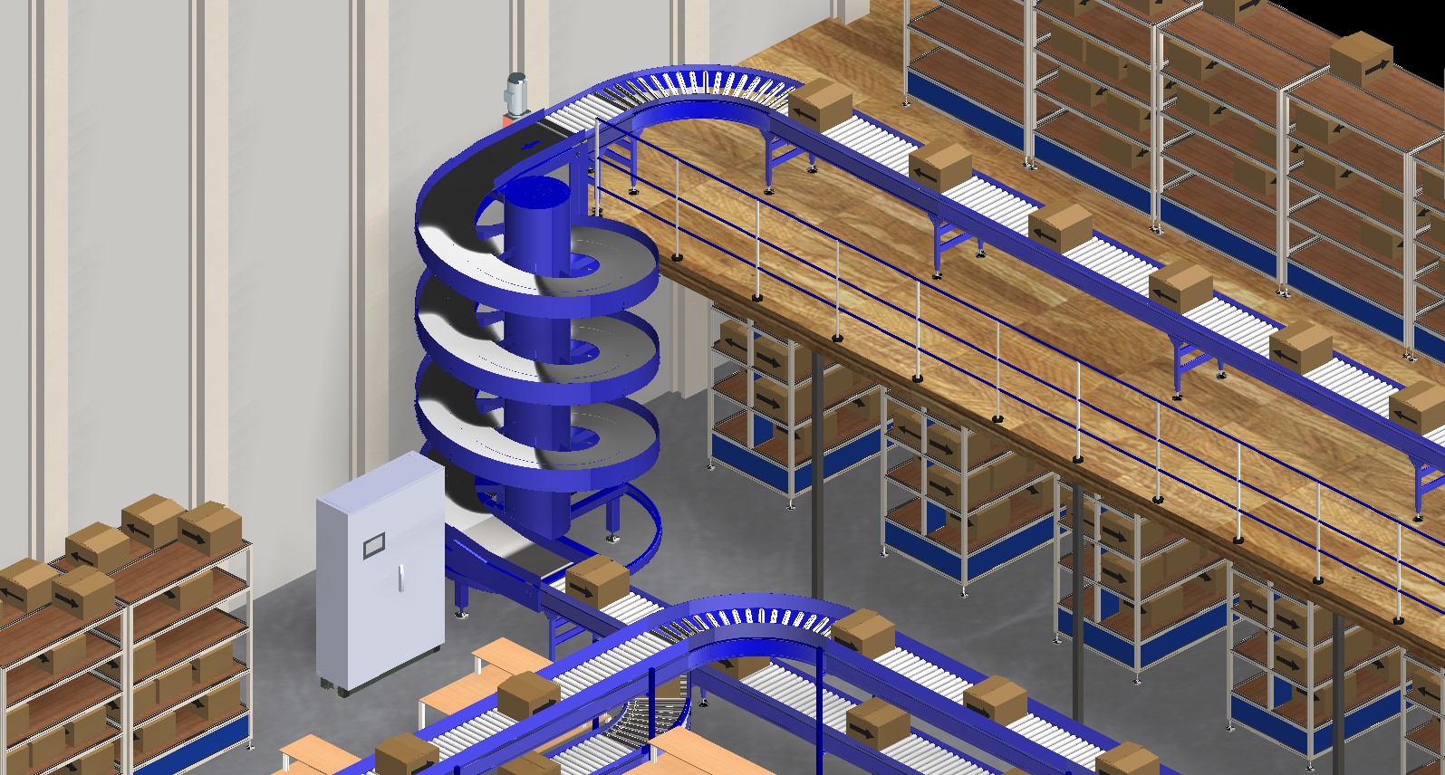 Warehouse Conveyor Systems | Monk Conveyors