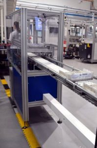 Lens Tray Stacker | Lens Destacker | Monk Conveyors