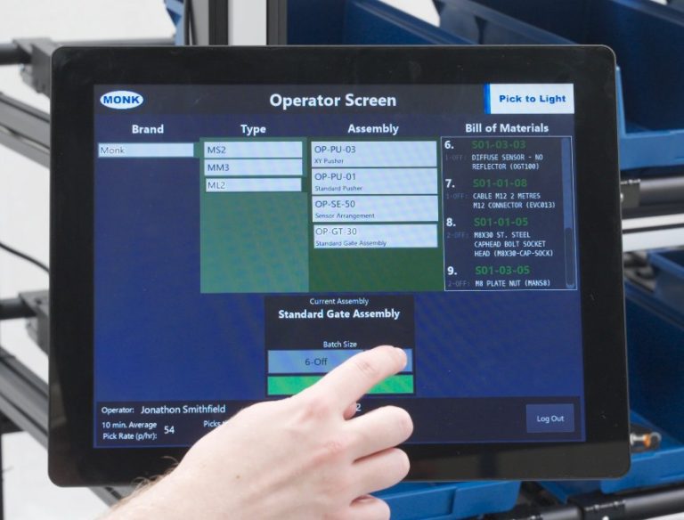 Pick to Light Assembly System - Monk Conveyors